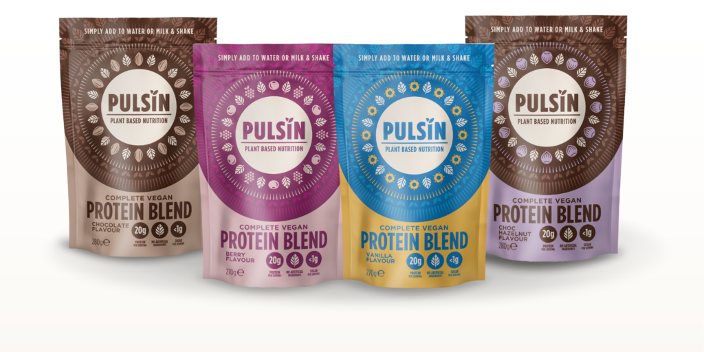 Introducing the Pulsin Complete Vegan Protein Blend Range of Protein ...